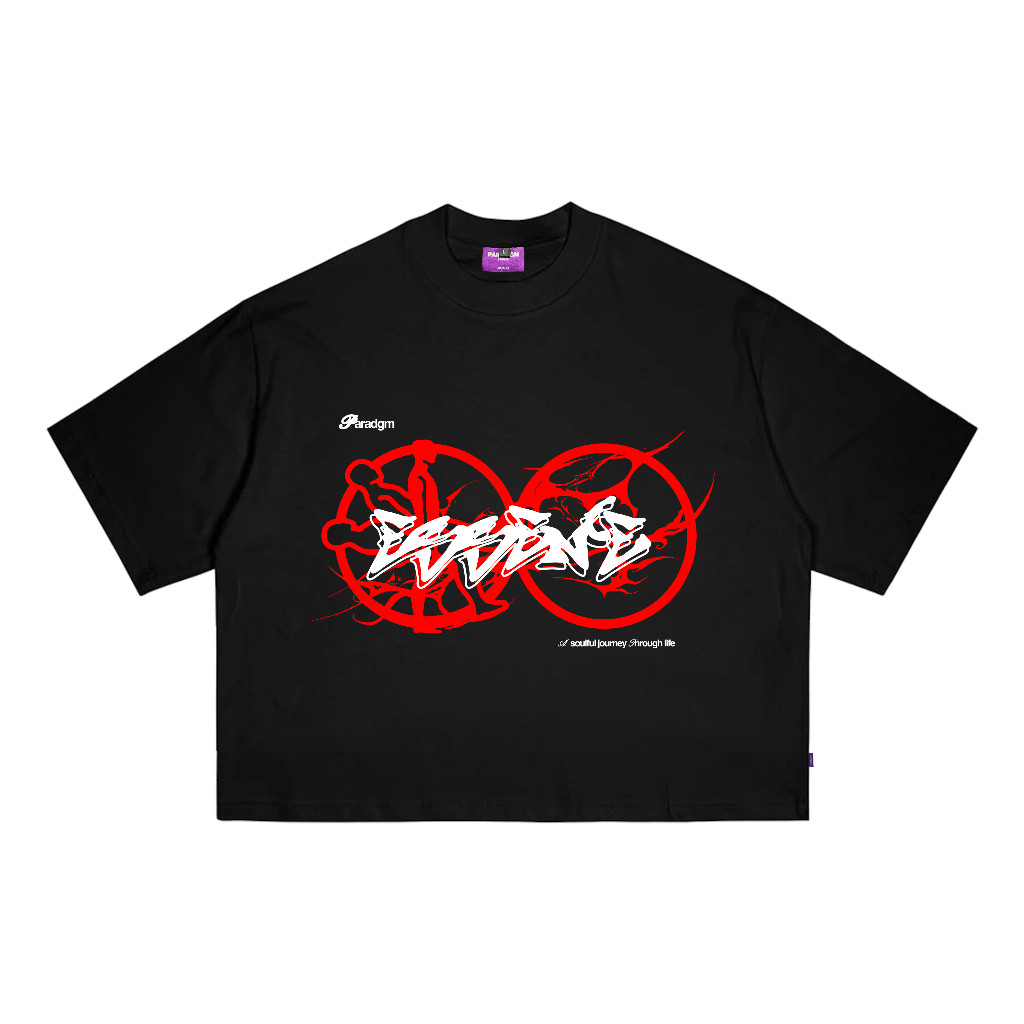 Kaoslokal T-Shirt | Boxy Fit | Sweet Mind | Black Black Black ...