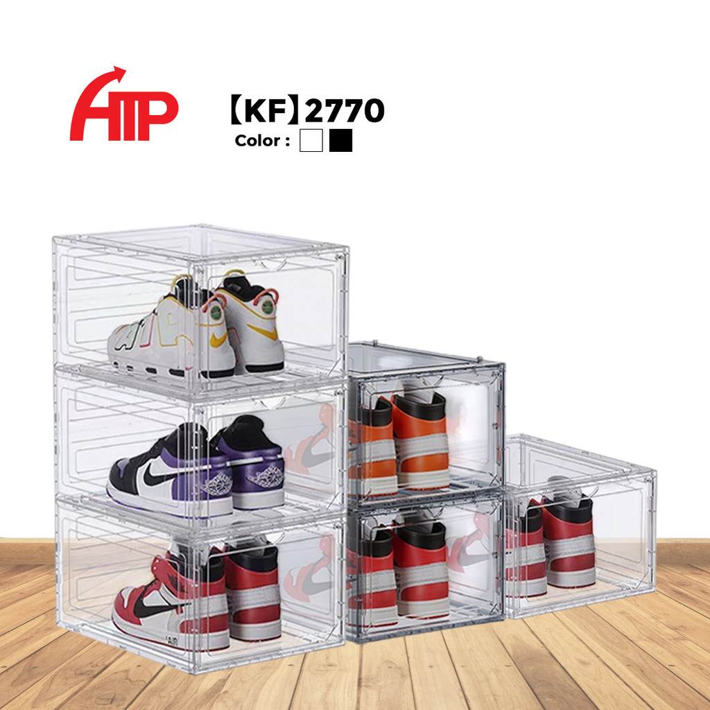 ATP Kotak Kasut Shoe Storage Box Durable Organizer for Basketball Shoes ...