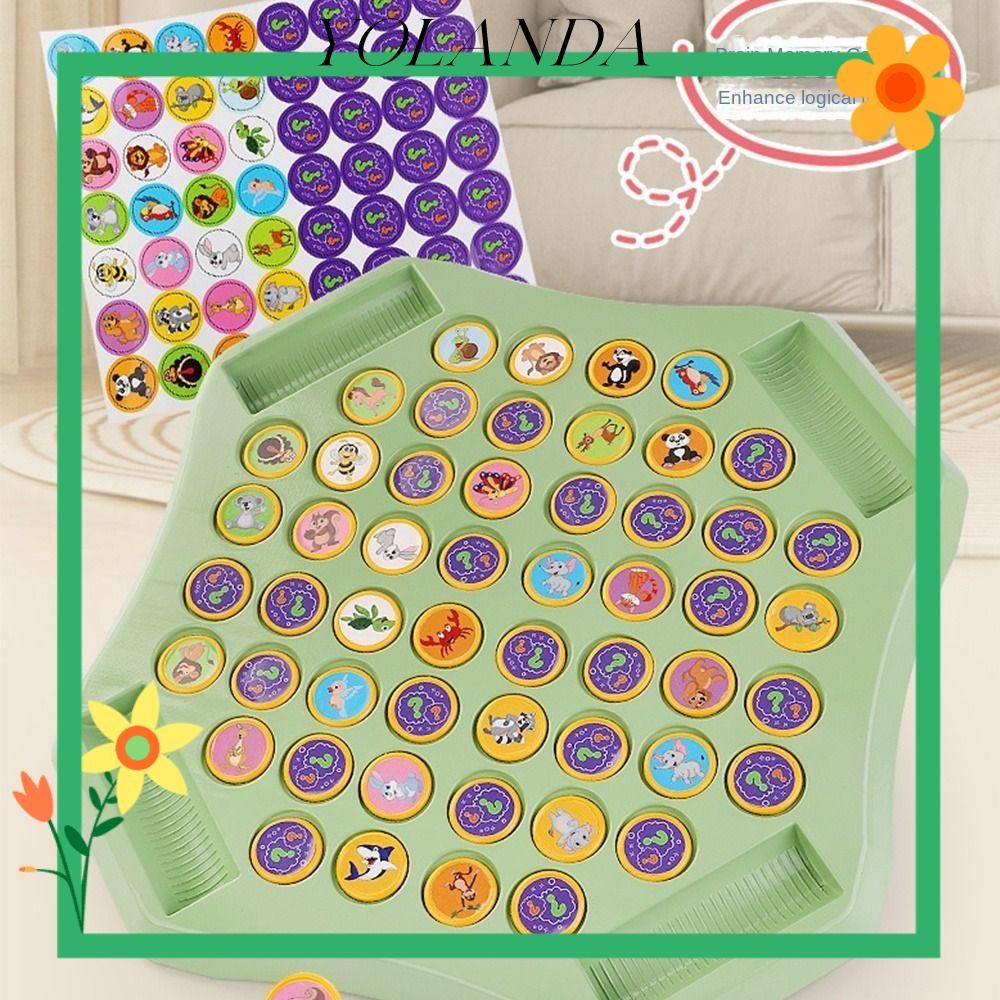 YOLAN Flip Chess Memory Game, with Chessboard Fruit Flip Memory Game ...