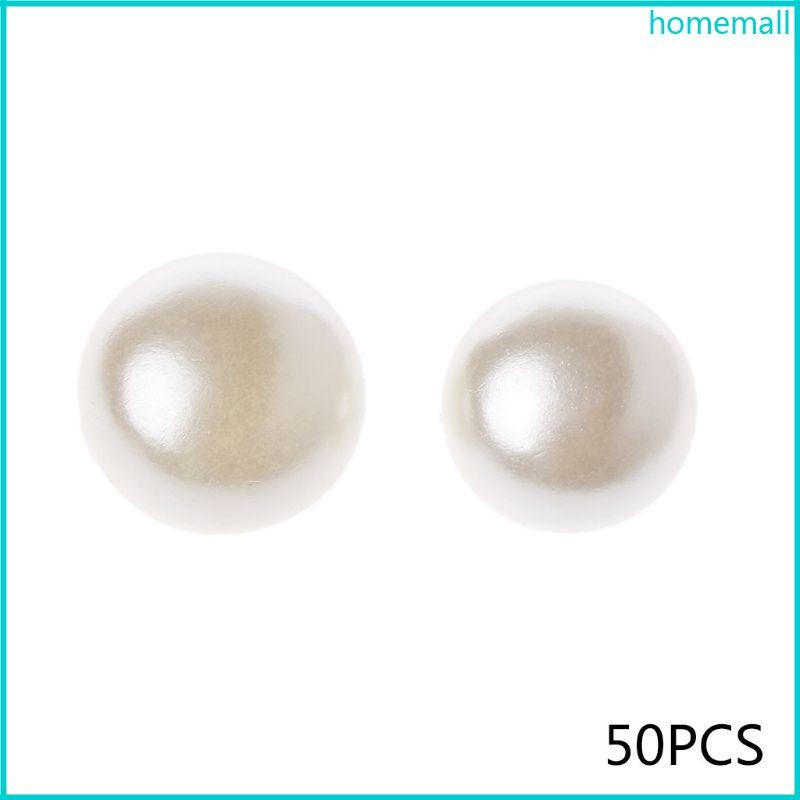 HO Sewing Pearl Buttons 50pcs Fake Artificial Plastic Birthday Party ...