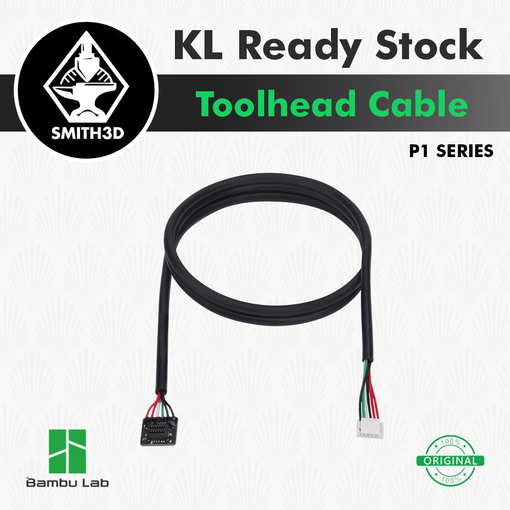 Bambu Lab Toolhead Cable Replacement for P1 Series, P1P P1S Tool Head ...