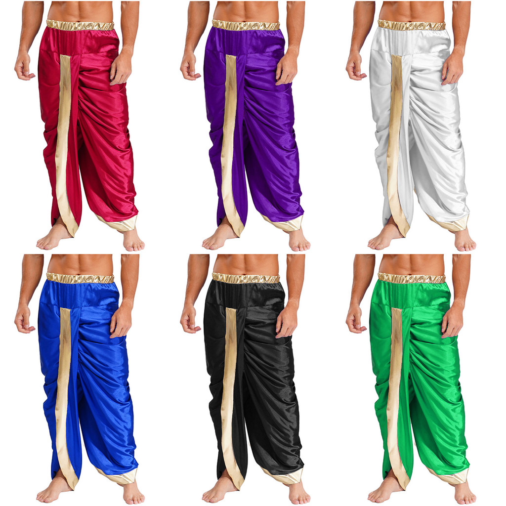 inhzoy Ready to Wear Dhoti for Men Readymade Dhoti Pants with Dupatta ...