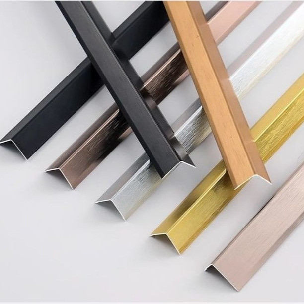Aluminum Alloy L-Shaped Right Angle Edge Strip Edge Sealing Strip ...