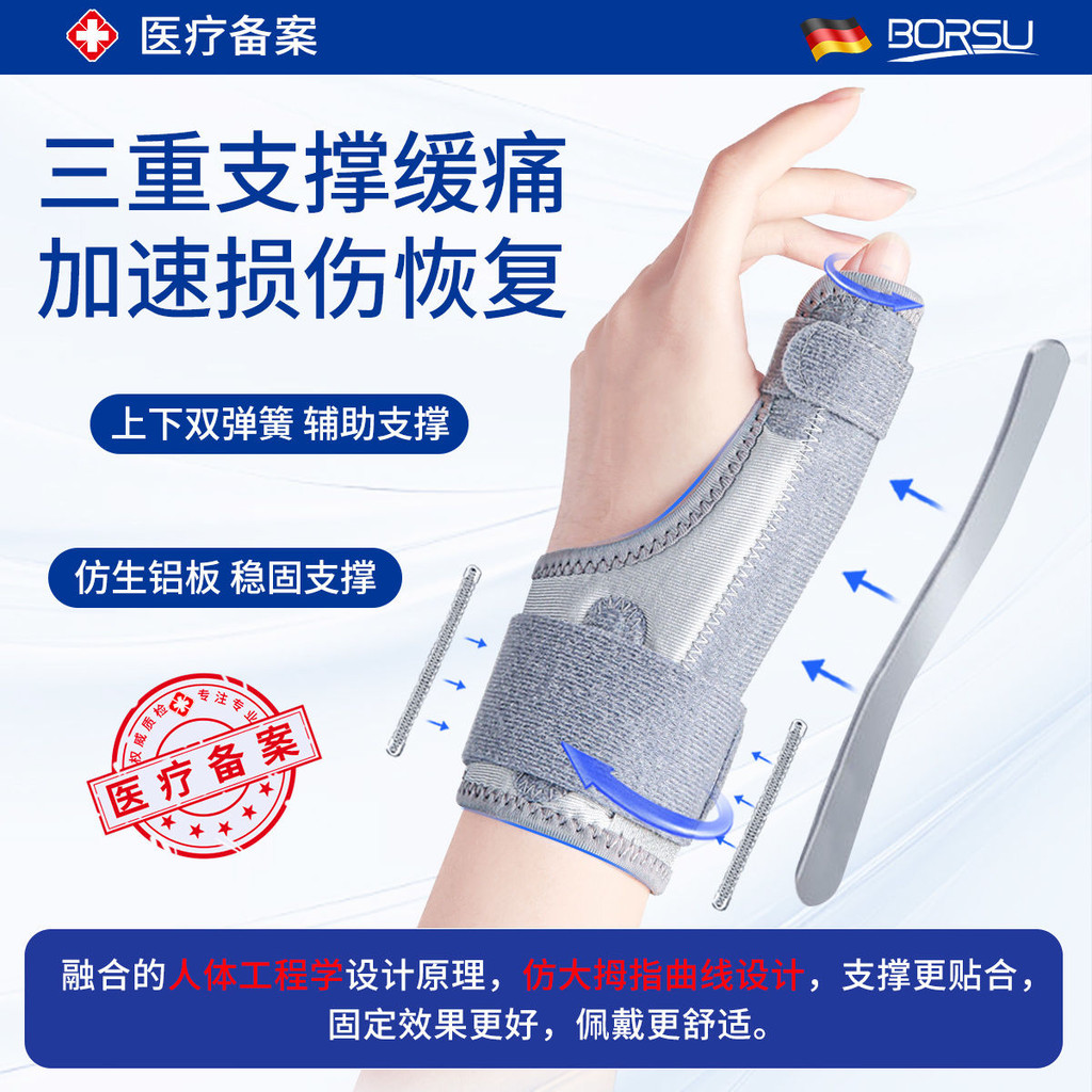 German BORSU medical tendon sheath wrist brace wrist spraine 德国BORSU ...