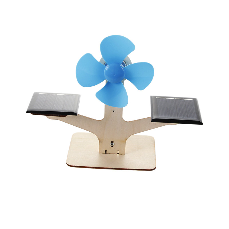 100 Kinds of Materials Small Science Experiments Solar Hand Fan DIY ...