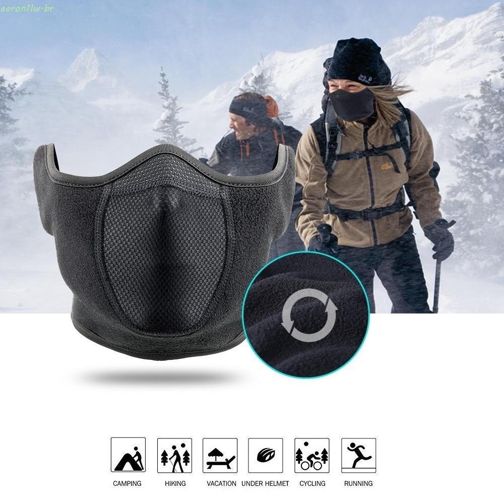 Neck Warmer for Cold Weather AARON, Soft Wool Windproof Ear Cover ...