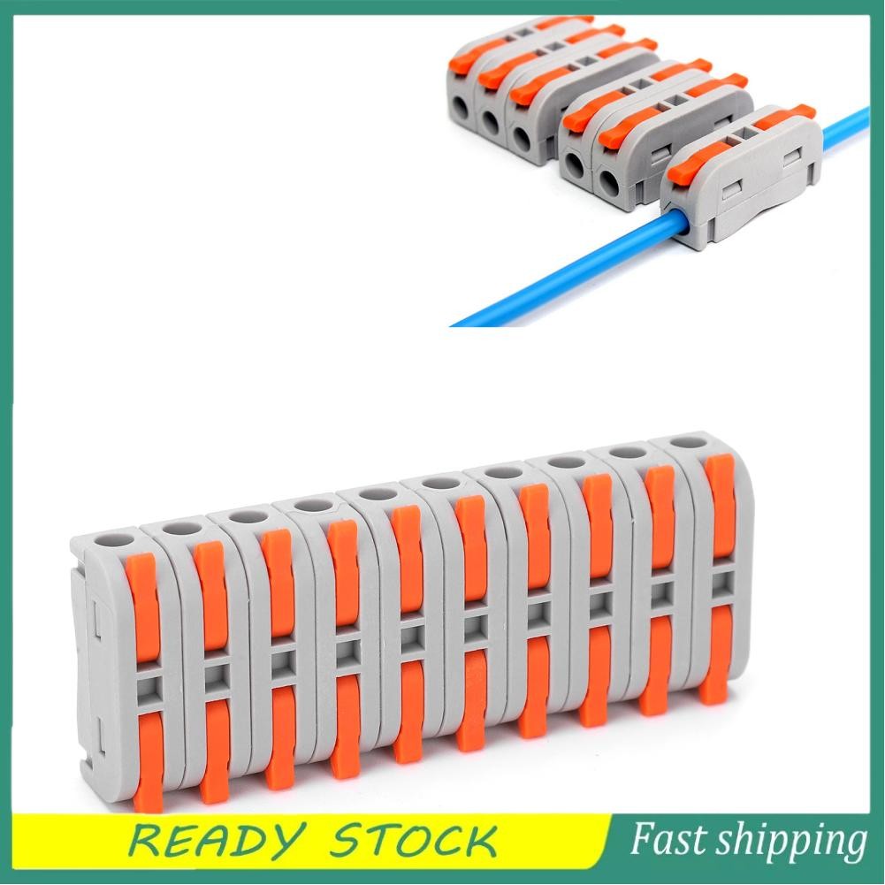 Wire Conductor Connector Mini LeverNut Fast Lighting Terminal Block ...