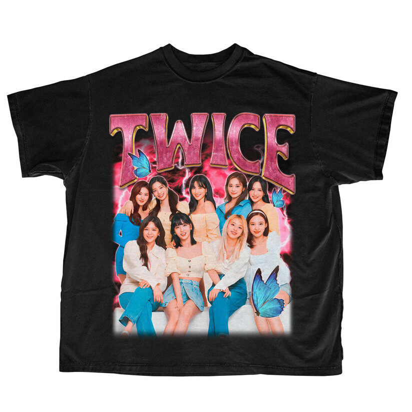 Twice Retro Bootleg 0917T-Shirt Twice Kpop Tee Kpop Merch Kpop Gift for ...