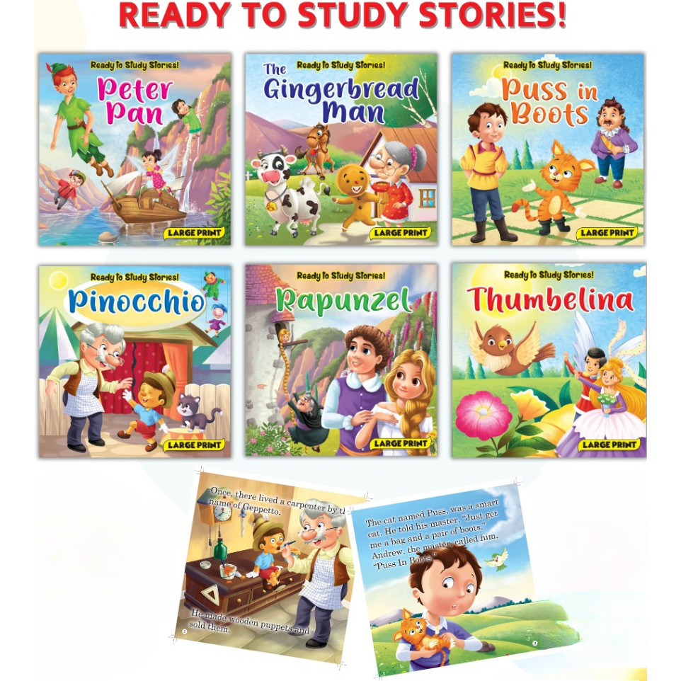 [PCG] STORYBOOKS Ready To Study Stories! Magical Storytime: Large-Print ...