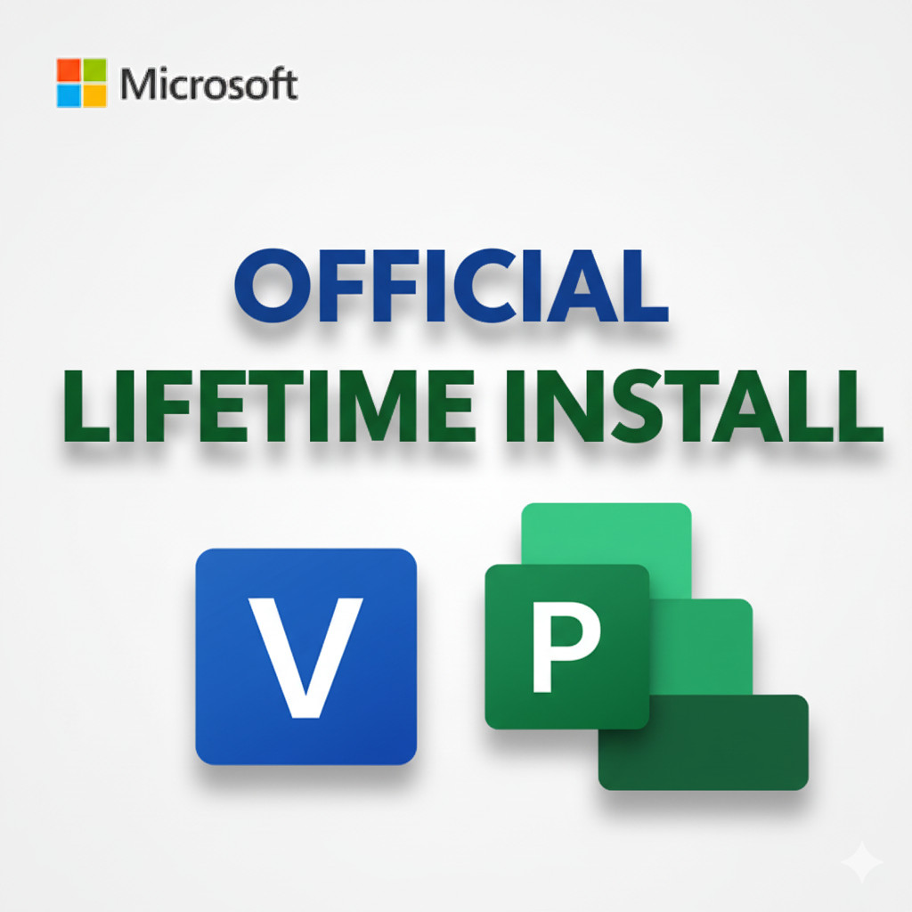 Microsoft Project Pro Plus & Visio Pro Plus 2016/2019/2021/2024 | Lifetime Key | Windows ...