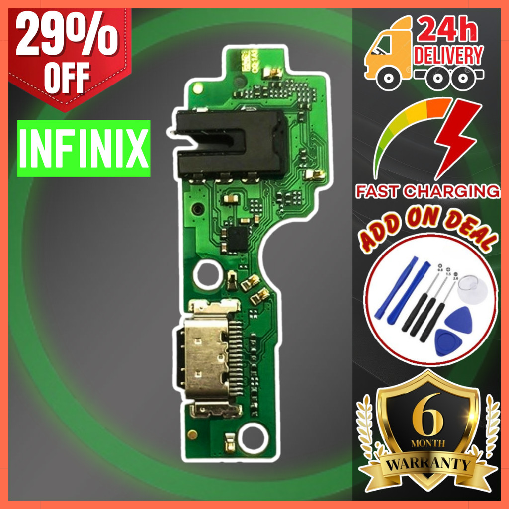 Papan Cas Infinix HOT 50 5G 50i 40i 40 Pro 30i 30 20 PLAY 20i 12 PLAY ...