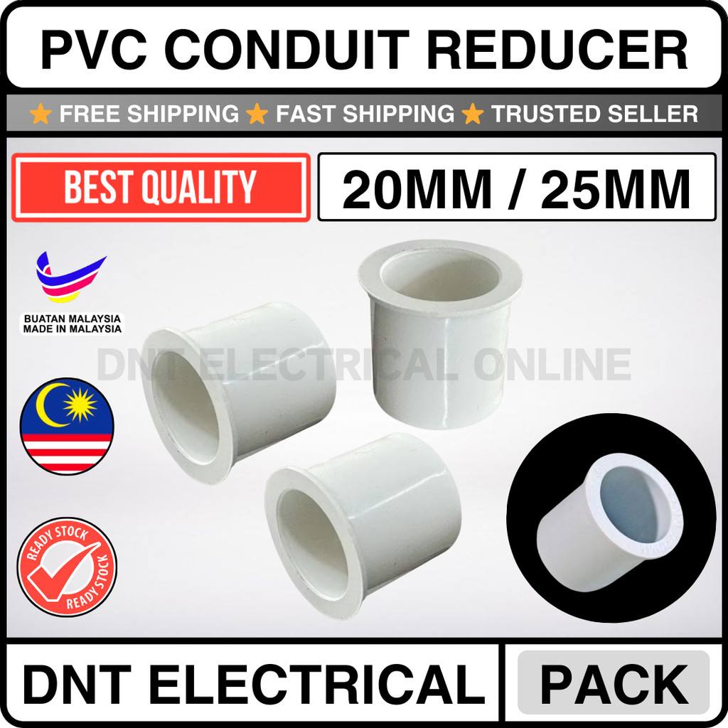 [PACK] PVC Conduit Reducer / PVC Pipe Fitting Accessories Joint ...