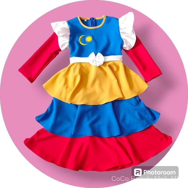 baju merdeka dress kanak2 girls | Shopee Malaysia