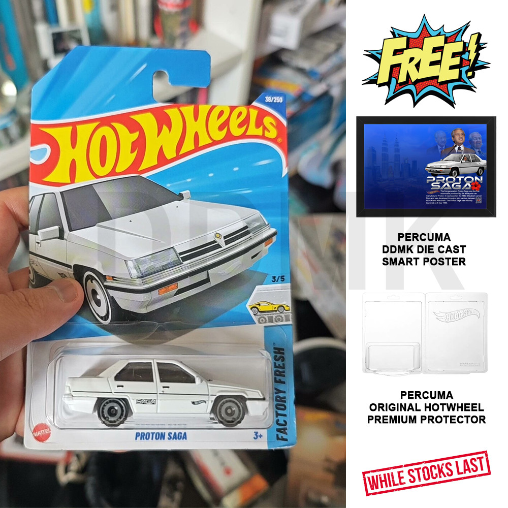 [M'SIA] FREE (SMART POSTER + FRAME) ORIGINAL HOTWHEELS PROTON SAGA ...