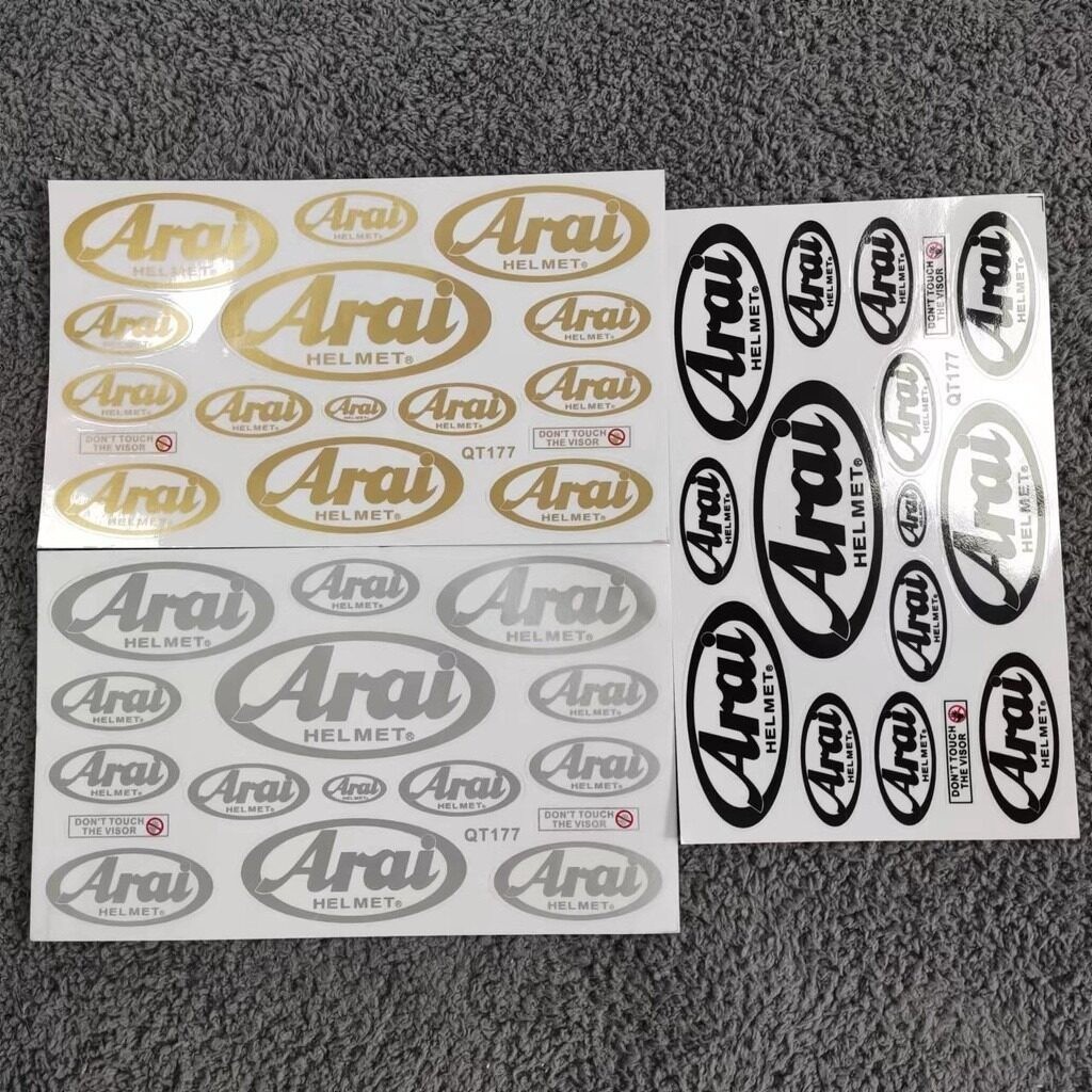 *READY STOCK*Arai Sticker for Helmet Motorcycle Decals Transfer ...