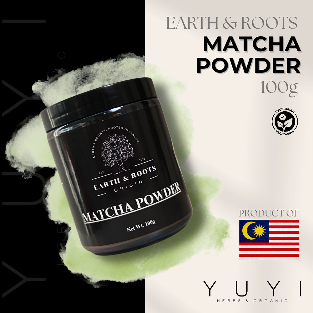 【Earth & Roots】Matcha Powder - 100g | Shopee Malaysia