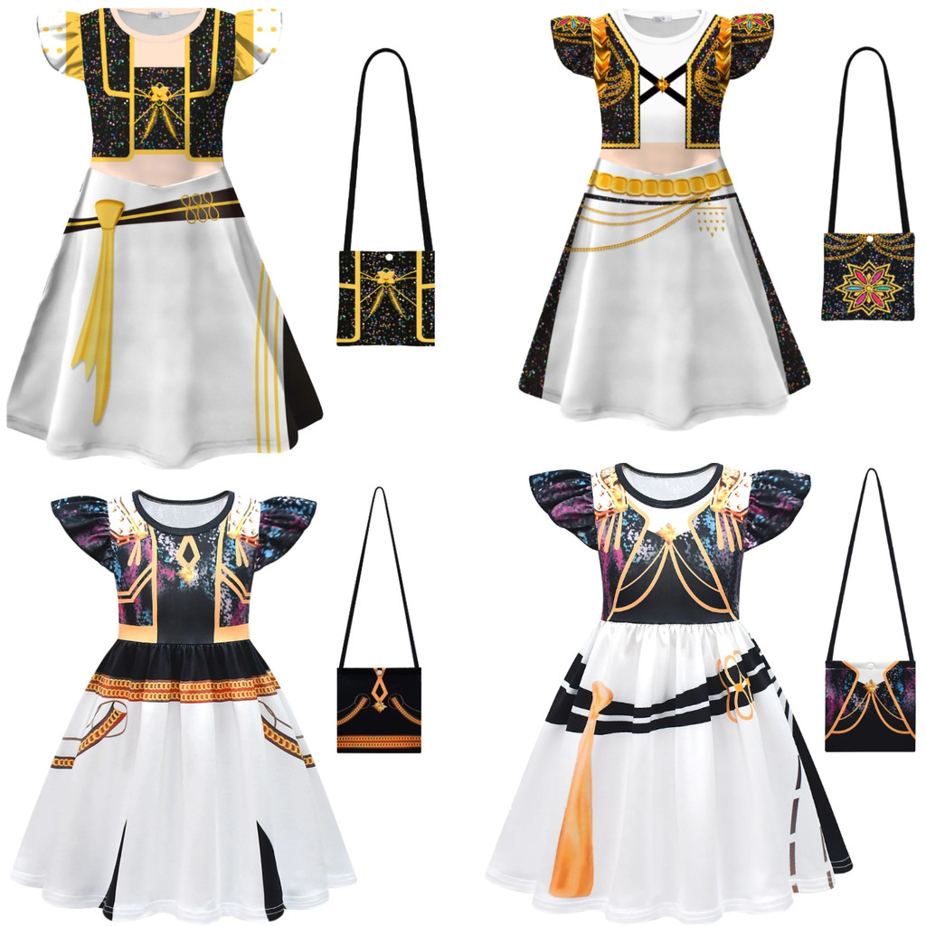 Huntrix Anime Cosplay Costume for Girls - KPop Demon Hunter Princess ...