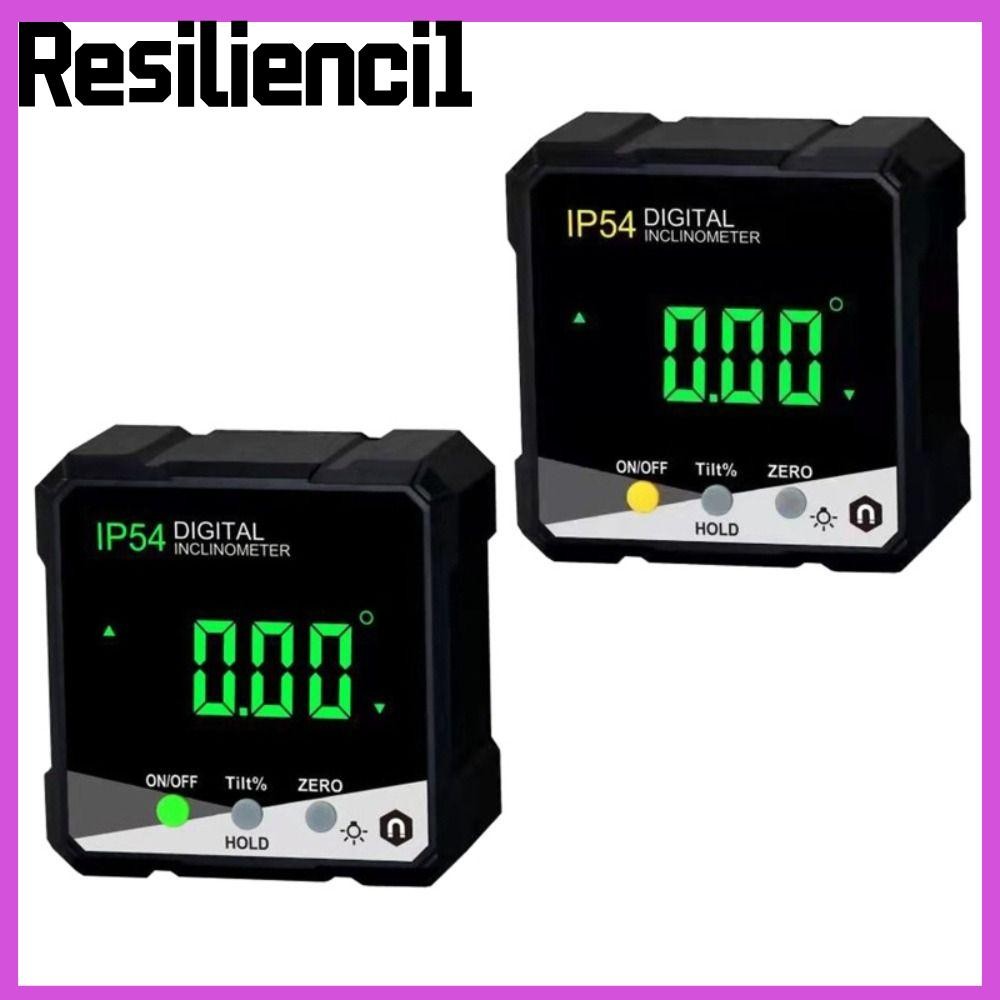 RESILIENCI1 Digital Level Angle Gauge, IP54 Waterproof LCD Angle Finder ...