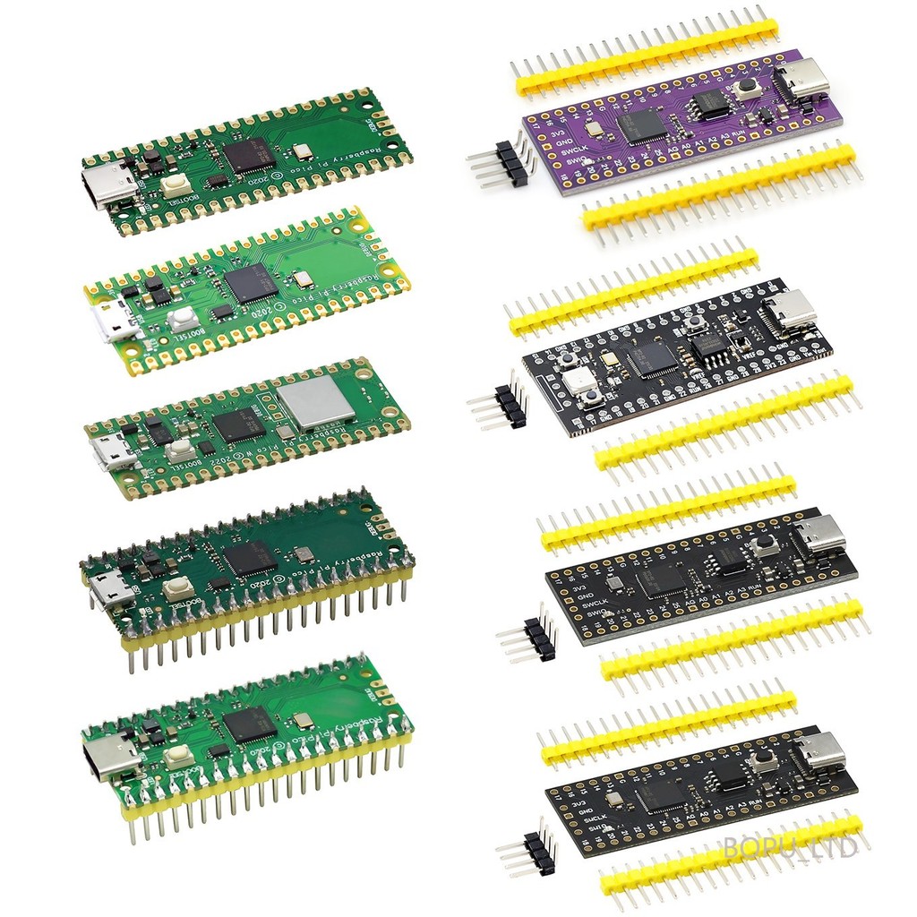Official Raspberry Pi Pico Board RP2040 Dual-Core 264KB ARM Low-Power Microcomputers High ...