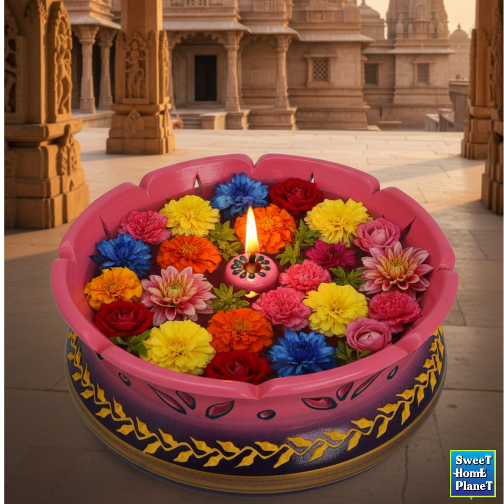 Handcrafted Terracotta Vallalar Agal Uruli with Oil Diya for Vastu Home ...