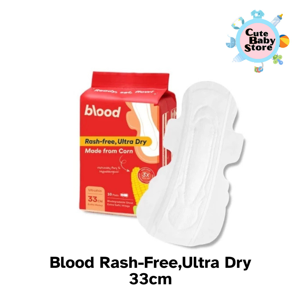 Blood Sanitary Pad Made With 100% Corn 33cm | Shopee Malaysia