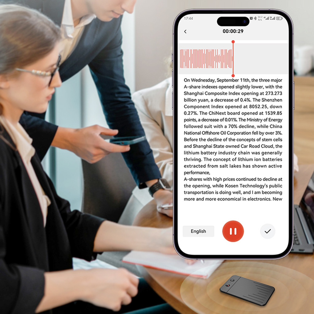 AI Voice Recorder Audio Recorder APP Control Audio Dictaphone Support ...