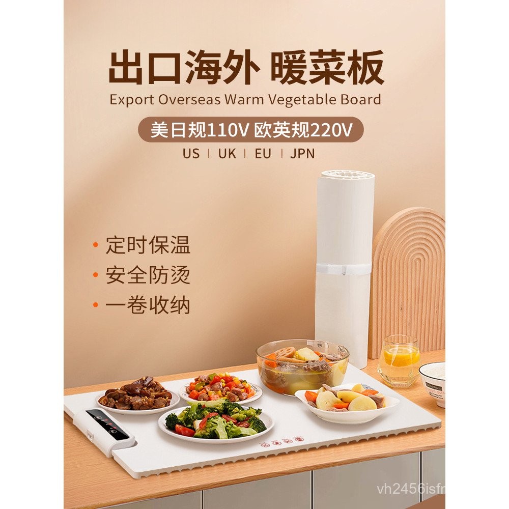 Papan Hidangan Panas Fleksibel Eksport 110V Papan Pemanas Meja Makan ...