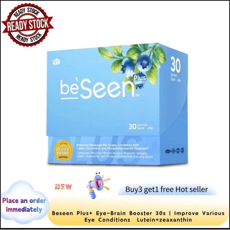 Buy 2 Free 1 BeFree BeSeen Plus+ Vitamin Eye-Brain Booster (30-Sachets ...