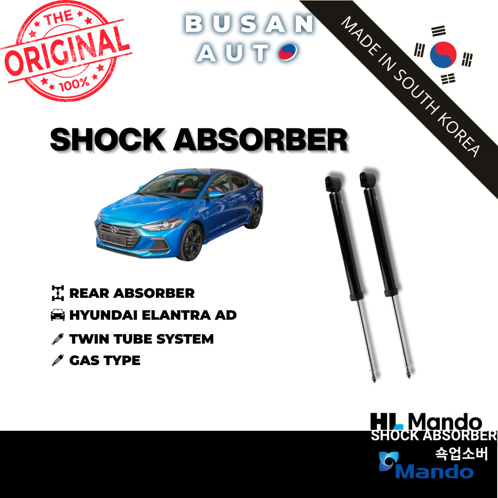 MANDO Hyundai Elantra AD 2017 Rear Absorber Set – 55310-F2AA0 (2pcs ...