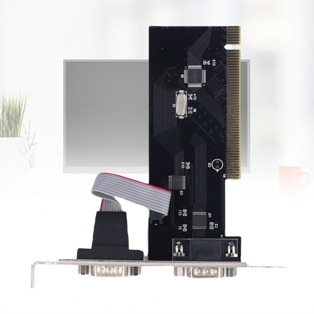 apill-my PCIe Serial Expansion Card 2 Port PCI Express 1.0 x 1 to Industrial DB9 COM RS232 ...