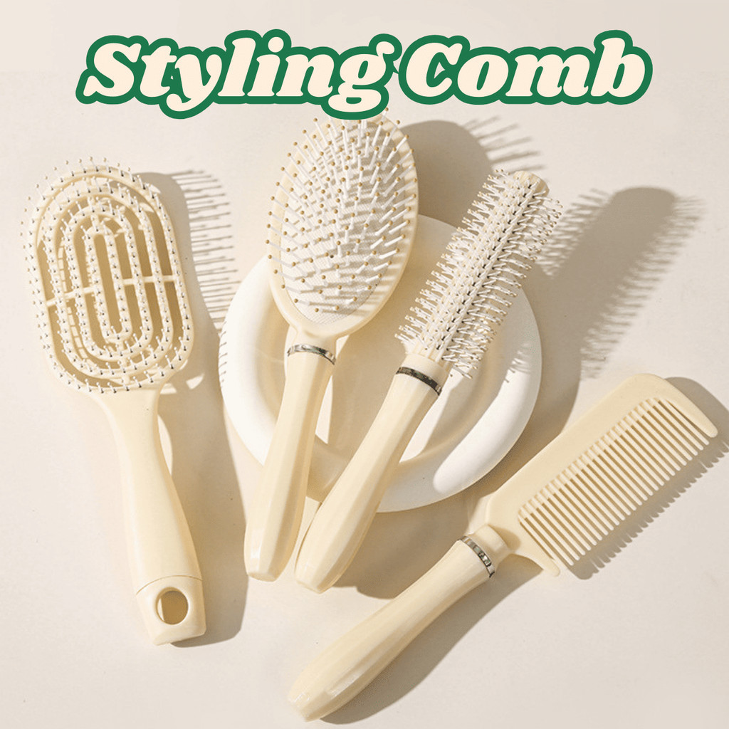 Comb Set Fluffy Smooth Hair Comb Air Cushion Comb Curling Comb ...