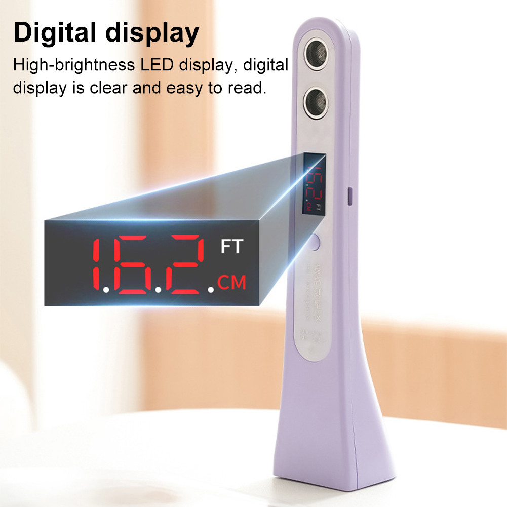 lotsofgoods Ultrasonic Digital Height Measuring Ruler LED Display ...