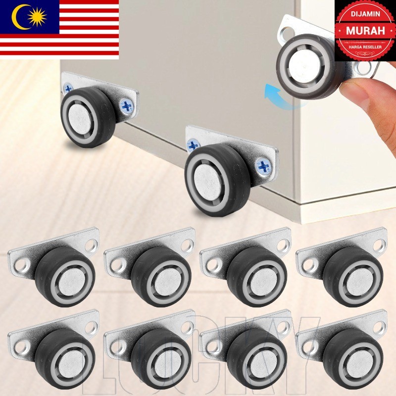 MP 1/4Pcs Side-Mounted Casters with Screw - Table Chair Sofa Fixed ...