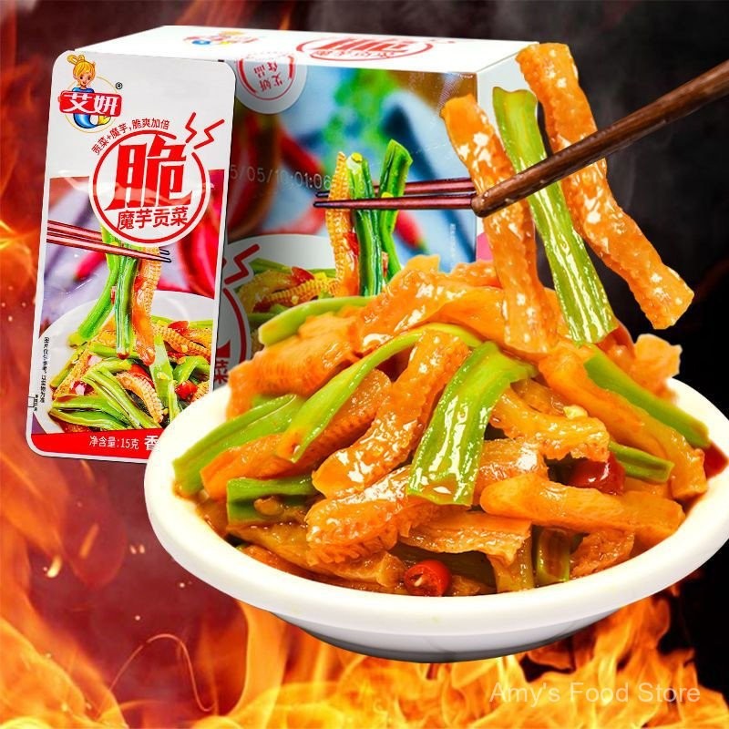 10g Konjac Tribute Vegetable Ready-to-Eat Side Dish Spicy Crunchy Side ...