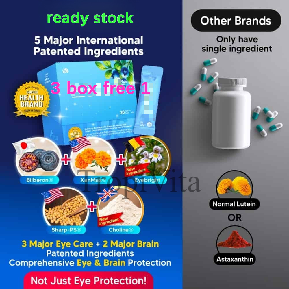 [buy 3 free 1]Eye care + Brain Booster Dry Eye Floaters Cataract ...