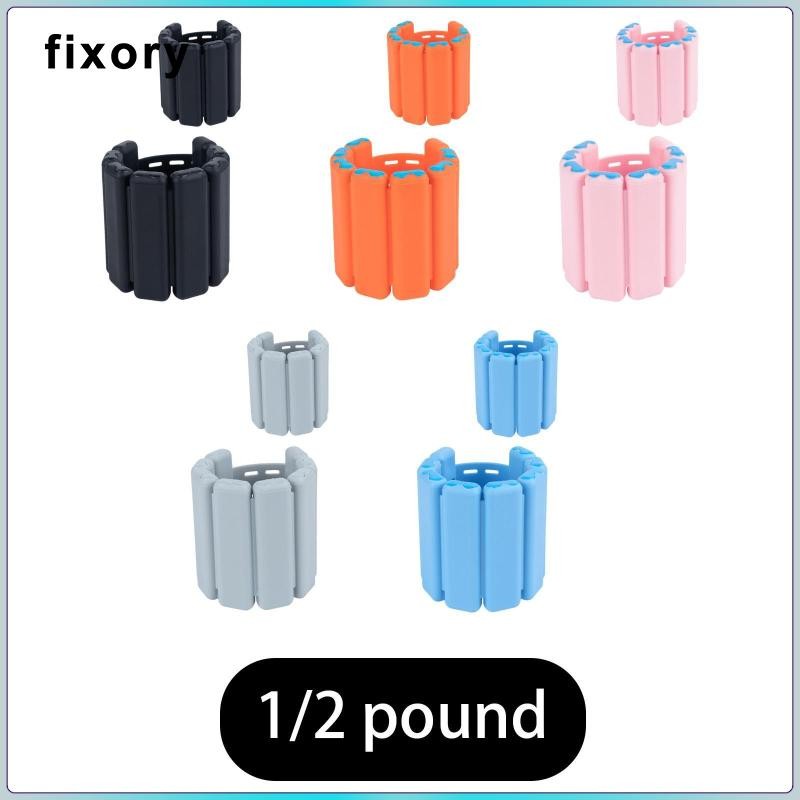 fixory 2 Pieces Wrist Weights Wearable Silicone Weighted Bracelet ...