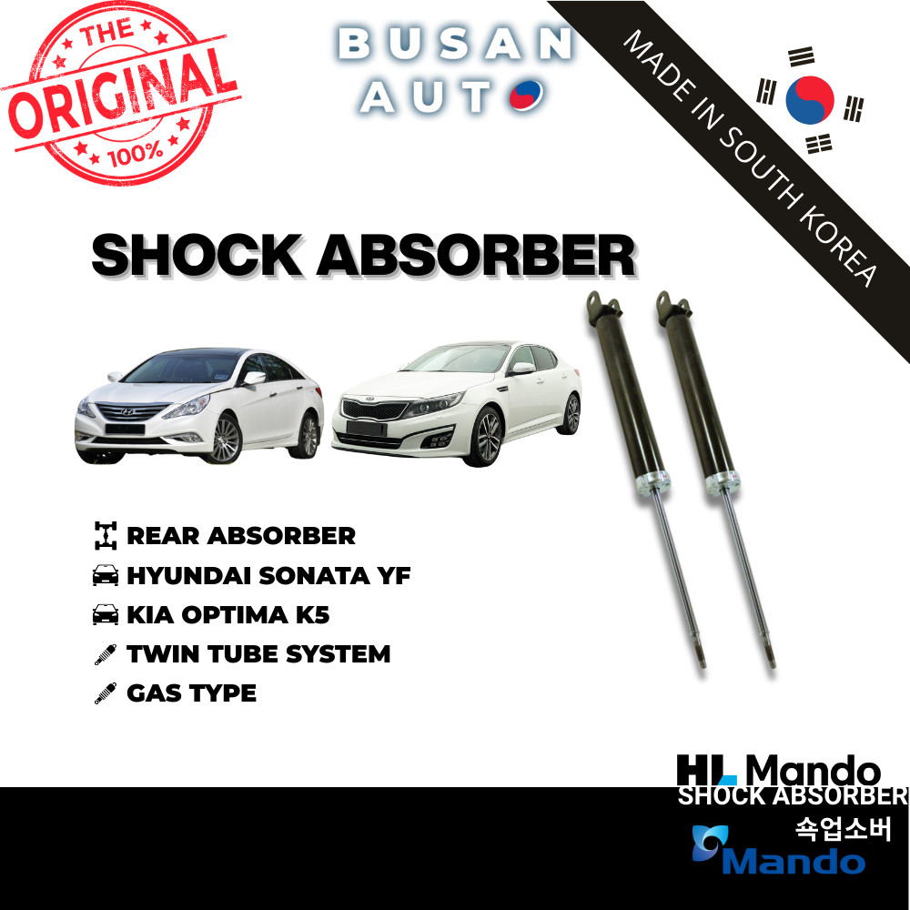 Kia Optima K5 / Hyundai Sonata YF MANDO Rear Absorber Set – 55311-2T020 ...