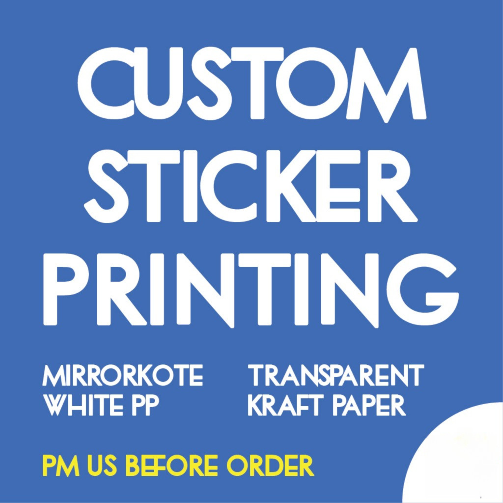 Custom Sticker Printing | PM US Quotation Before Order | Mirrorkote ...