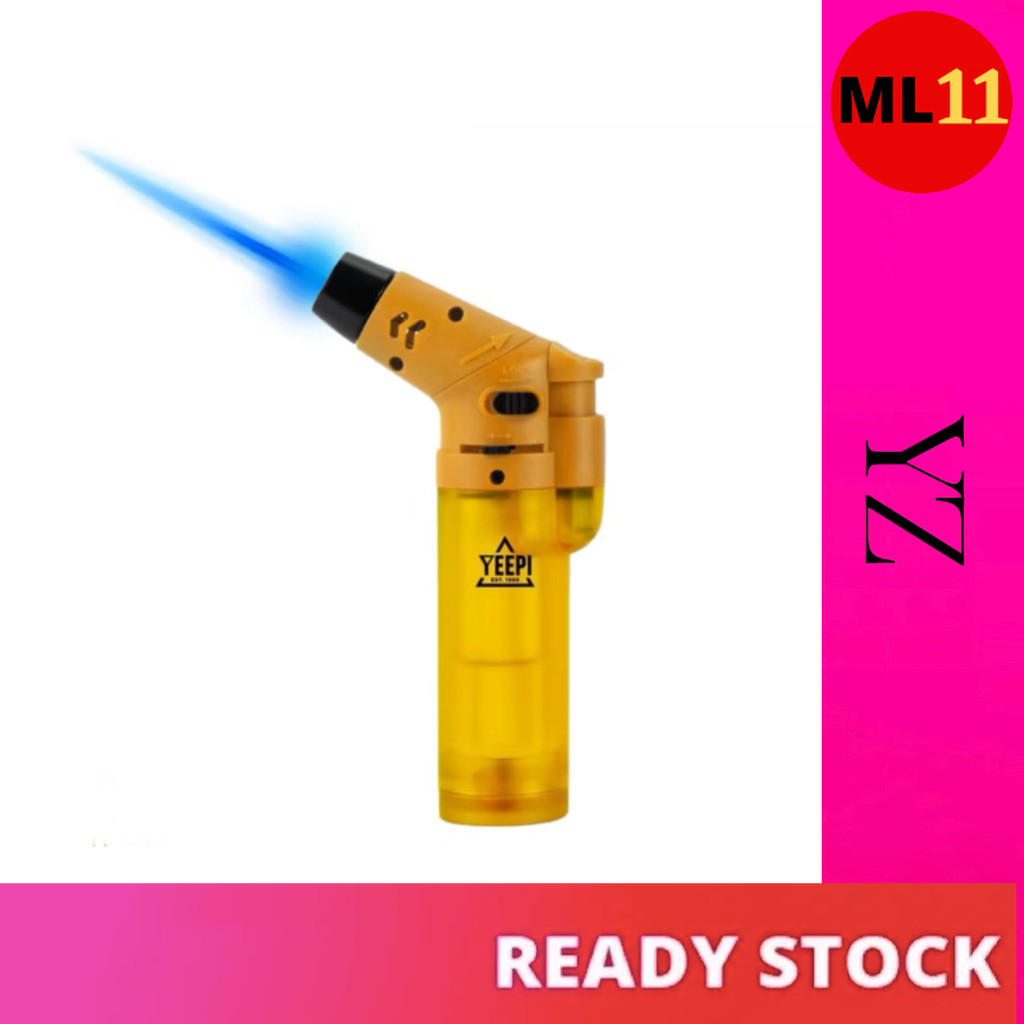 YEEPI 1988 Cannon Jet Flame Matte Refillable Lighter 4202A | Shopee ...