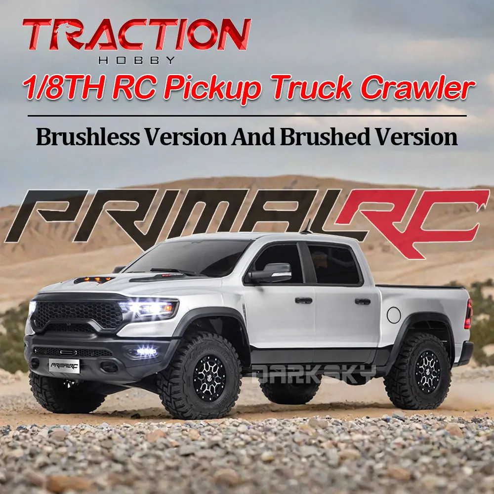 TRACTION HOBBY KM 1500 4WD RC Road Crawler 1/8 Electric Remote Control ...