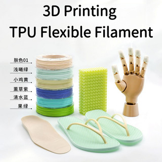 3D Printing TPU Flexible Filament | 95A Matte/Glow-in-the-Dark | 250g ...