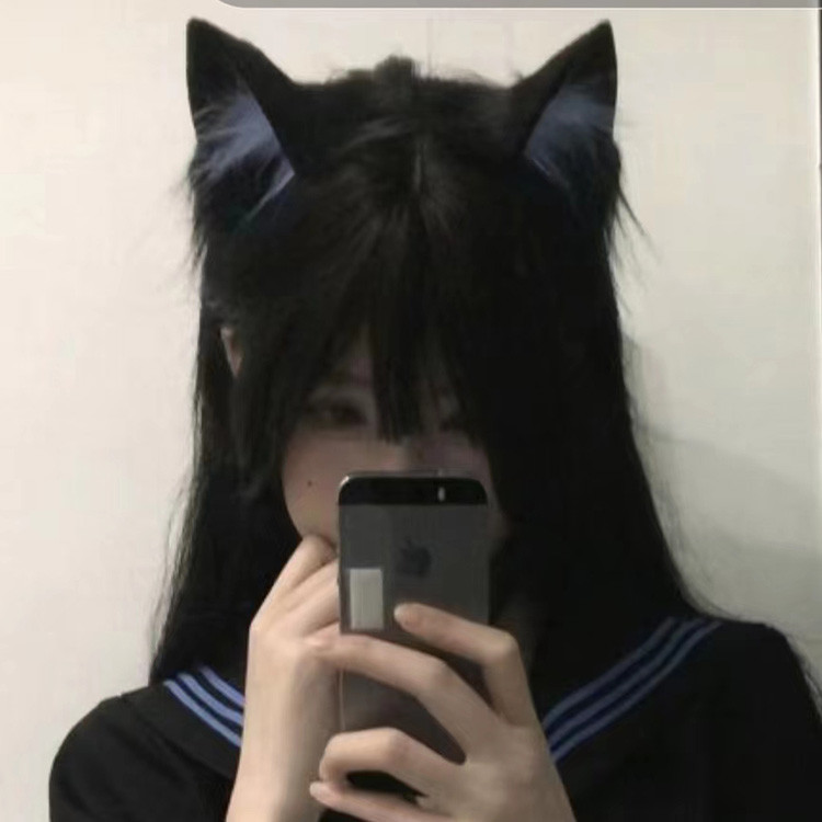 hair pin penyepit rambut Cat Ear Girl cosplay Wolf Ear Headwear Wolf ...