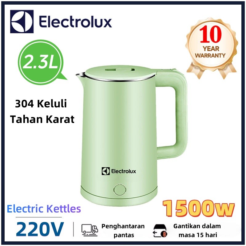 Electrolux Electric Kettle Electric Kettle Kapasiti Besar 2.3L 1500W ...
