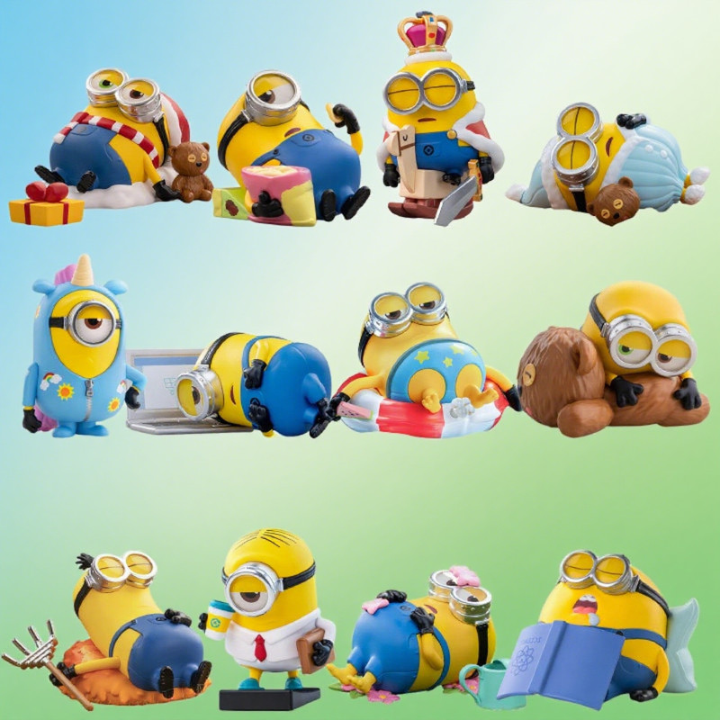POPMART Minion Lazy Daily Series Figure Toy Mystery Box Gift | Shopee ...