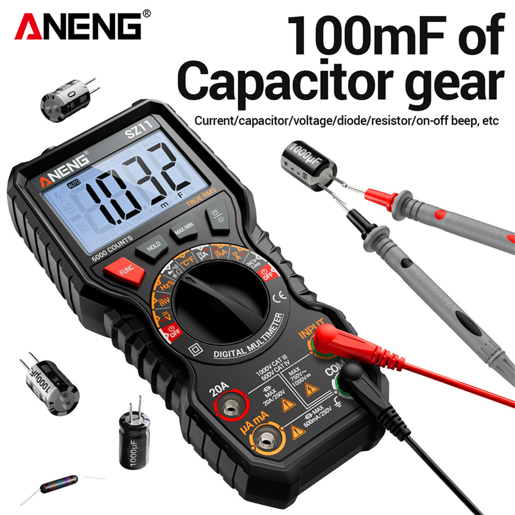 【Local Delivery 🚚】Digital Multimeter 6000 Counts DC AC Voltmeter Auto ...