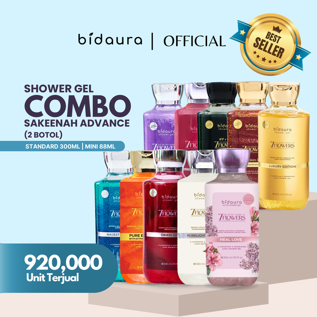 Bidaura Combo Sakeenah Advance (2 Botol) Standard 300ml | 66x Mandian ...