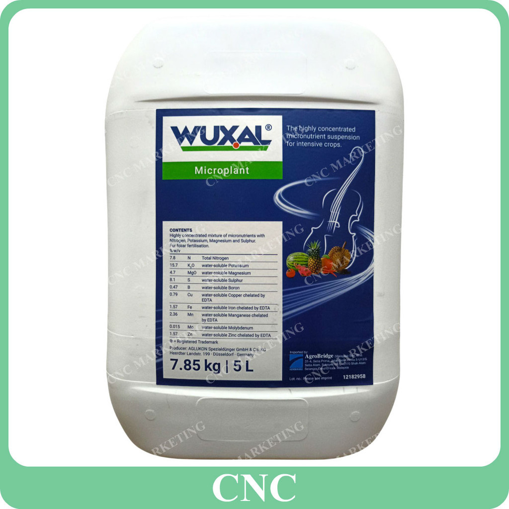 5L Wuxal Microplant Agrobridge Baja Air Foliar Fertilizer Fertiliser ...