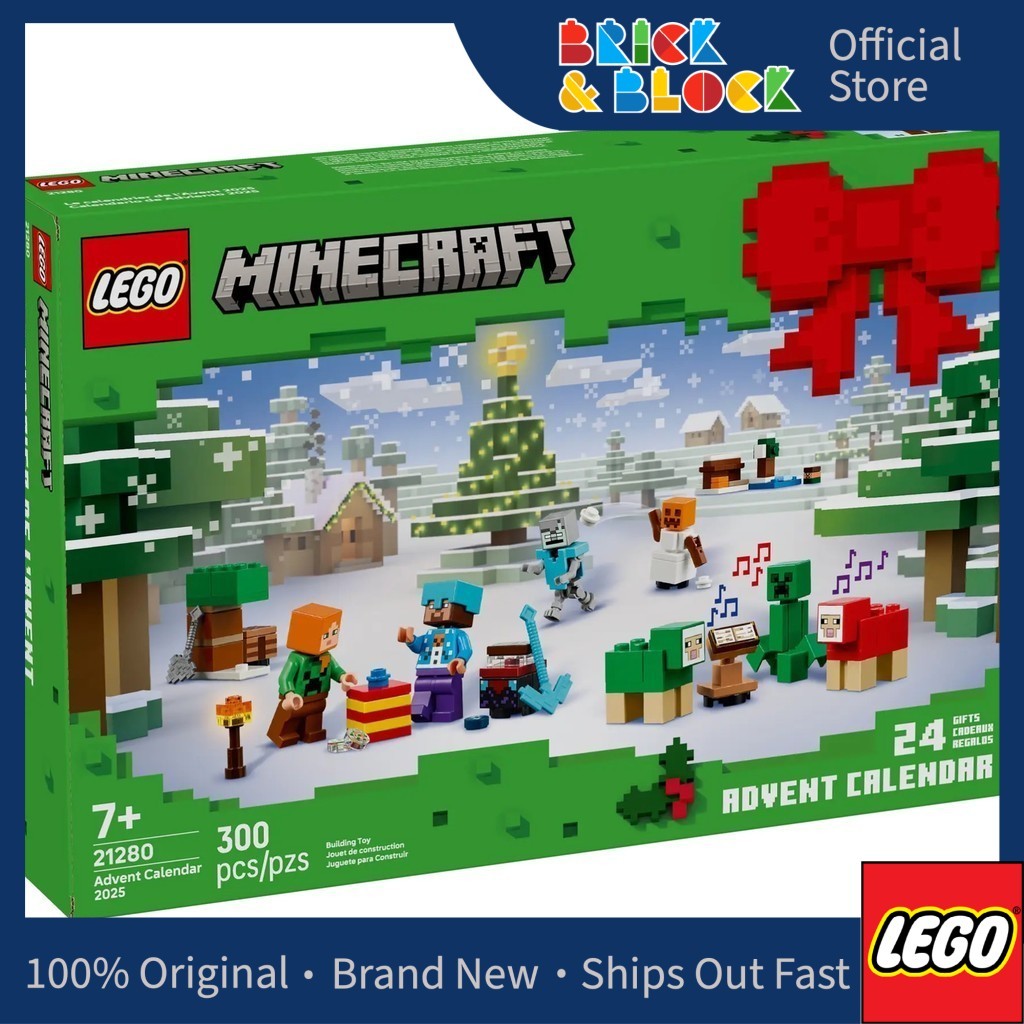 LEGO 21280 LEGO® Minecraft® Advent Calendar 2025 | LEGO Minecraft ...