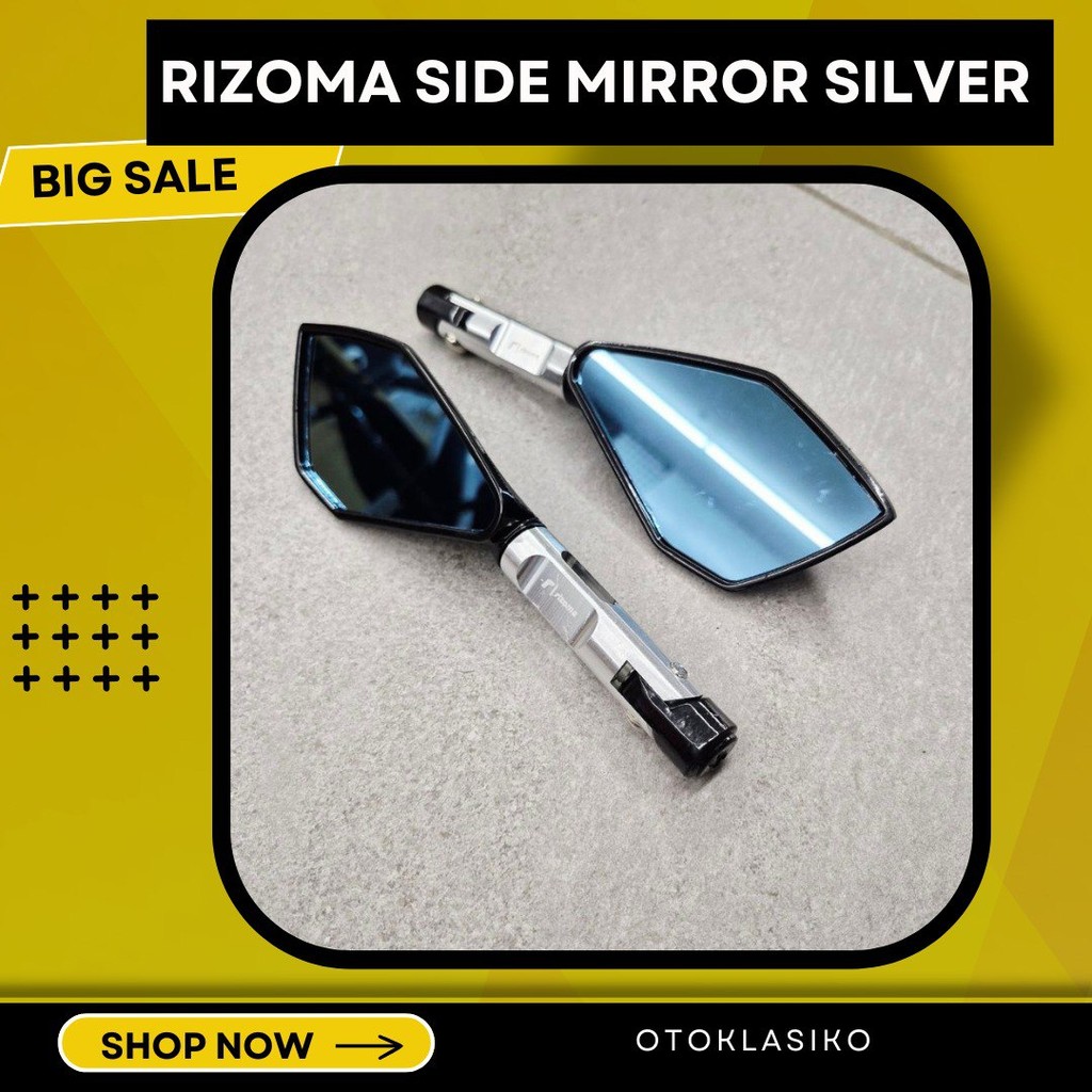 Rizoma CNC Version 1 Side Mirror Blue Lens Universal – Premium ...
