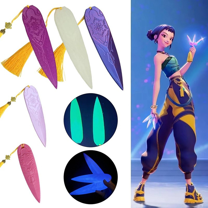 Demon Hunter Zoey Props Kpop Huntrix Glowing Accessories Birthday Party ...